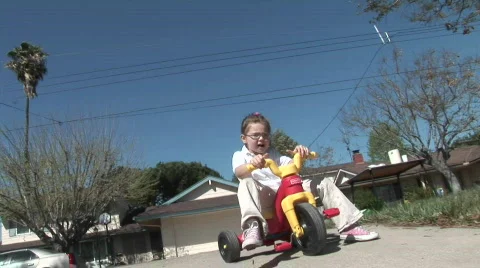 Girl On Rolls Stock Footage ~ Royalty Free Stock Videos | Pond5