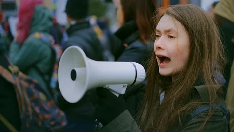 Screaming Feminist Protest