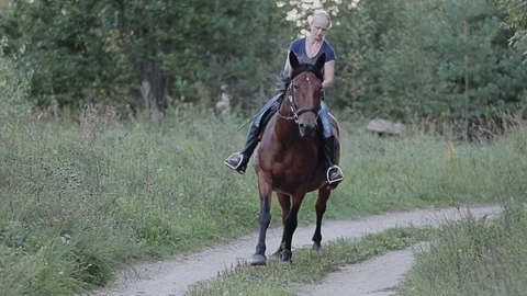 Girl Ride Horse Stock Videos – Royalty-Free HD & 4K Videos