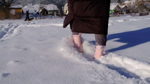 Girl Sonw Boots Stock Videos – Royalty-Free HD & 4K Videos | Page 2