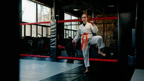 Woman Karate Uniform Stock Videos – Royalty-Free HD & 4K Videos | Page 2