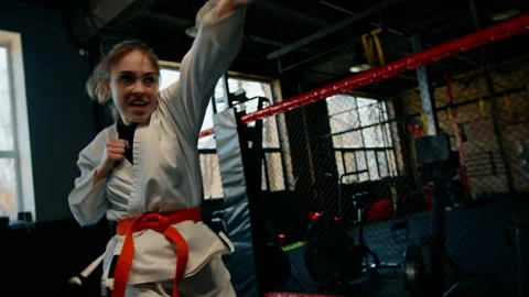 Woman Karate Uniform Stock Videos – Royalty-Free HD & 4K Videos | Page 2