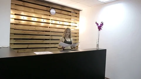 Reception Desk Stock Video Footage | Royalty Free Reception Desk Videos ...