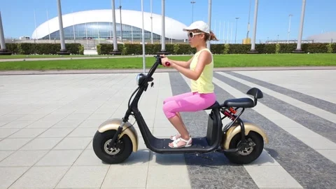 Electric Bike Girls Stock Videos – Royalty-Free HD & 4K Videos