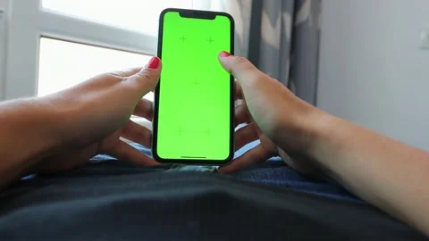 Iphone Green Screen Scrolling Stock Footage ~ Royalty Free Stock Videos ...