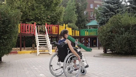 Wheelchair Playground Stock Videos – Royalty-Free HD & 4K Videos | Pond5