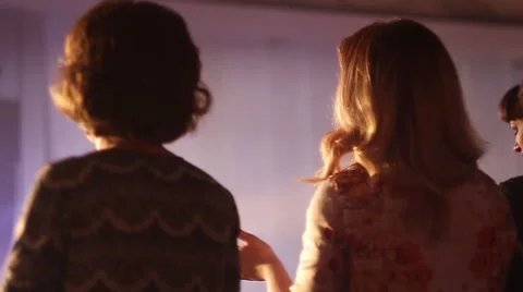 Girls dancing and clapping at concert of... | Stock Video | Pond5