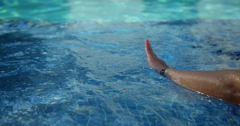 Hand Swimming Pool Stock Videos – Royalty-Free HD & 4K Videos