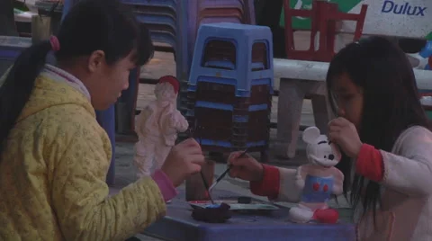 Girl Vietnam Painting Stock Videos – Royalty-Free HD & 4K Videos