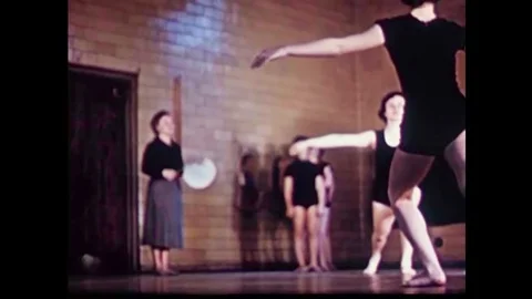 Girls participate in an interpretive dan... | Stock Video | Pond5