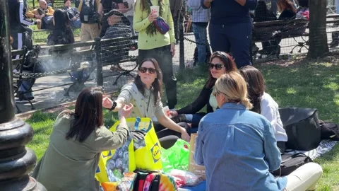 girls smoking weed in park - marijuana s... | Stock Video | Pond5