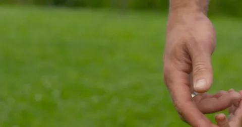 Give me a hand - A father and son holdin... | Stock Video | Pond5