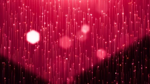 Glamorous red shine Line and particles o... | Stock Video | Pond5