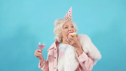 Old Lady Party Stock Videos – Royalty-Free HD & 4K Videos | Pond5