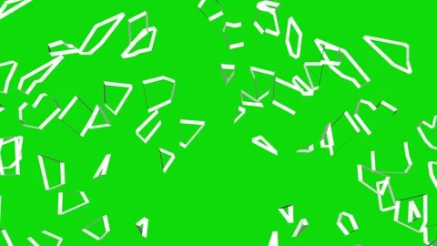 Glass breaking and falling down on the g... | Stock Video | Pond5