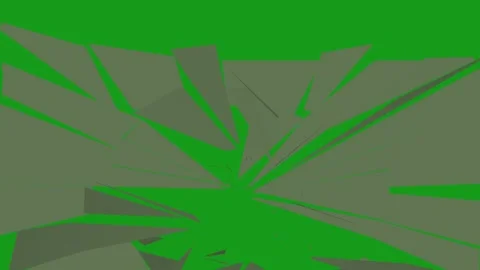 Glass broken effect on green screen back... | Stock Video | Pond5