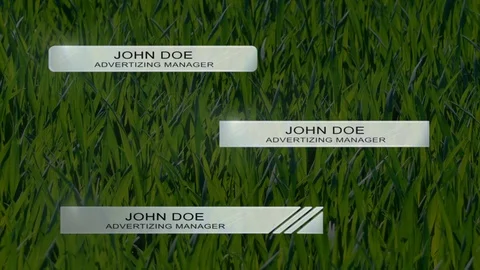 After Effects Template: Glass Lower Third #88049800 | Pond5