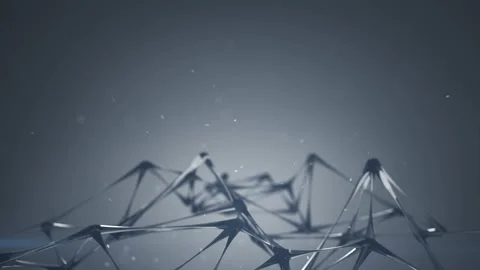 Glass plexus structure 3D render seamles... | Stock Video | Pond5