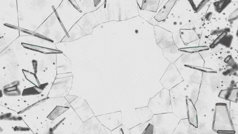 Breaking Glass Animation Stock Footage ~ Royalty Free Stock Videos | Pond5
