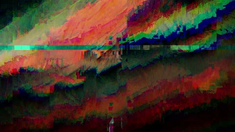 Glitch background overlay, distorted noi... | Stock Video | Pond5
