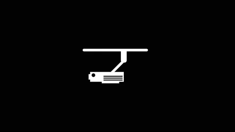 Glitch cctv camera icon on black backgro... | Stock Video | Pond5