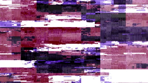 Glitch Colored Effect, Static Noise Grai... | Stock Video | Pond5