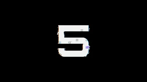 Glitch Countdown Timer | Digital Malfunc... | Stock Video | Pond5