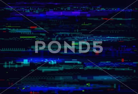 Glitch digital cyberpunk technology background Illustration #172534540