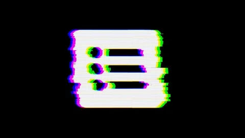 From the Glitch effect arises list symbo... | Stock Video | Pond5