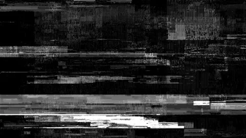 Glitch Overlay Effect, Static Noise Grai... | Stock Video | Pond5