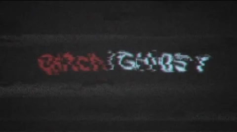 Glitch/GH0ST - Glitching Ghost Logo Reveal. ~ After Effects #53841212