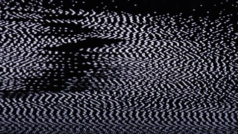 Glitchy analog VHS screen overlay or bac... | Stock Video | Pond5