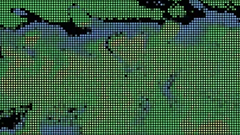 Glitchy bad tv effect, interference, noi... | Stock Video | Pond5