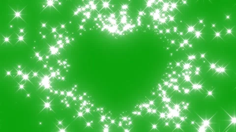 Glitter sparkle animated green screen, 3... | Stock Video | Pond5