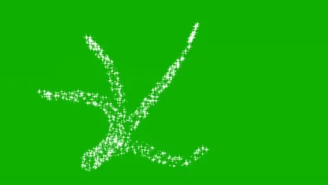 Glitter sparkles stream green screen mot... | Stock Video | Pond5