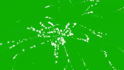 Glittering sparkle streams green screen ... | Stock Video | Pond5