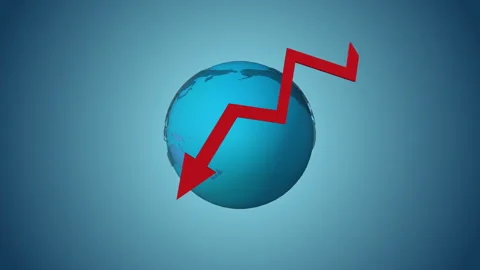 Arrows Decline Stock Footage ~ Royalty Free Stock Videos | Pond5