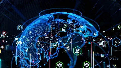 Global growth concept. Sustainable devel... | Stock Video | Pond5