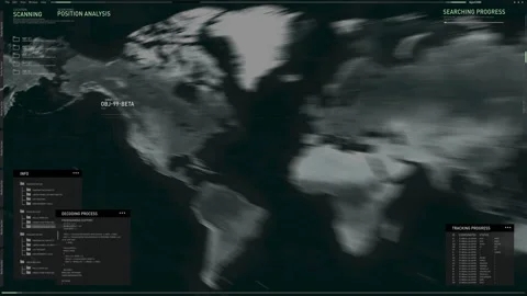Global Map. User Interface. Firmware Upg... | Stock Video | Pond5