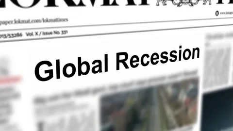 Recession Newspaper Stock Video Footage | Royalty Free Recession ...