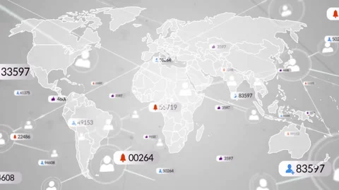 World Map Distribution Stock Footage ~ Royalty Free Stock Videos | Pond5