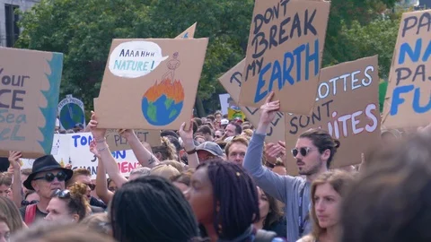 Crowd Protest Stock Videos – Royalty-Free HD & 4K Videos