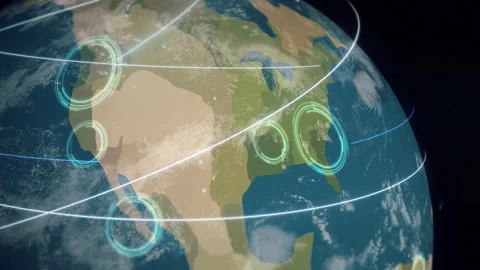 Globe Connection Zoom Stock Videos – Royalty-Free HD & 4K Videos