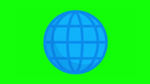 Globe planet earth animation. 4K. Green ... | Stock Video | Pond5