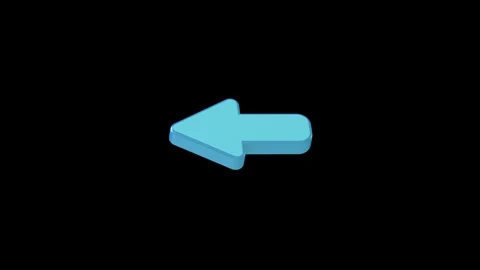 Glossy Arrow Animation For Directional S... | Stock Video | Pond5