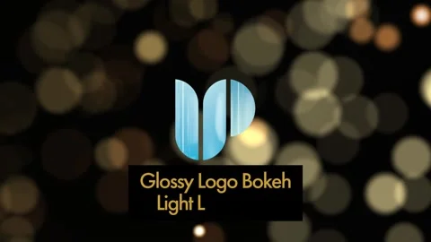 After Effects: Glossy Bokeh Light Leaks Logo Reveal AEP #263427112