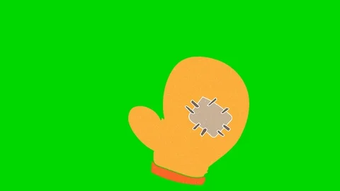 gloves hand drawn green screen. floating... | Stock Video | Pond5