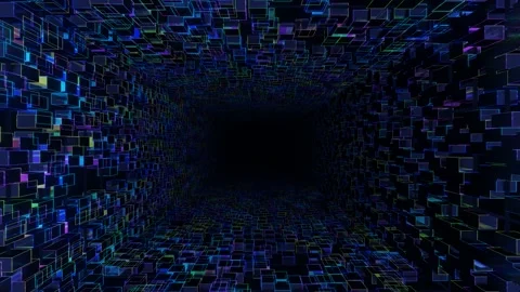 Glow boxes. 4k seamless looped animation... | Stock Video | Pond5