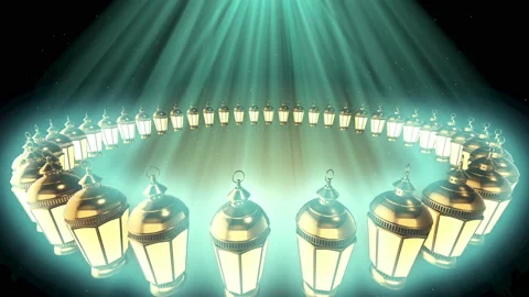 glow light lantern festival loop animati... | Stock Video | Pond5