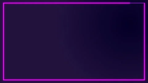 Glow Neon Pink Frame Lining on Purple Ba... | Stock Video | Pond5